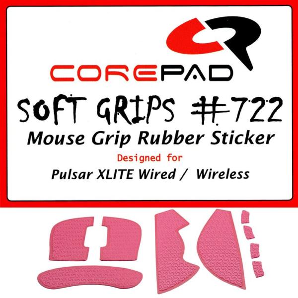 【商品名】　Corepad Soft Grips Pulsar XLITE Wired/Pulsar XLITE Wireless/Pulsar XLI 【商品説明】　・1 Set Corepad Soft Grips (1x l+r Fr...