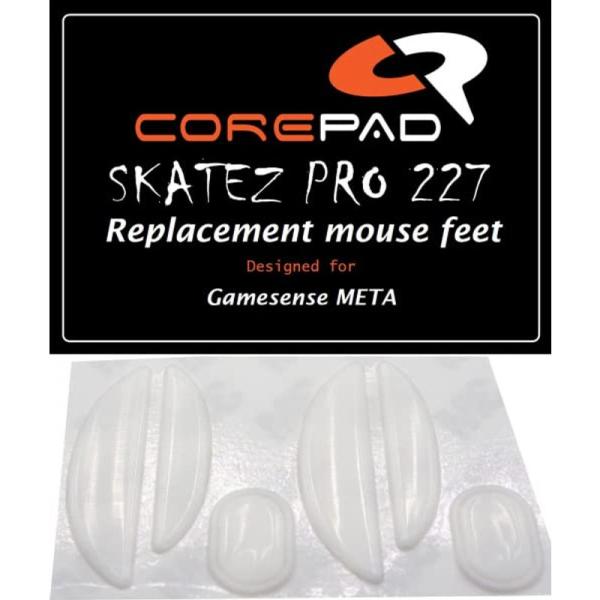 【商品名】　Corepad Skatez PRO Gamesense META用マウスソール 2set国内正規品 【商品説明】　・100% フッ素樹脂(テフロン/PTFE)製・2セット付属・厚さ：0.85mm・対応マウス：Gamesense...