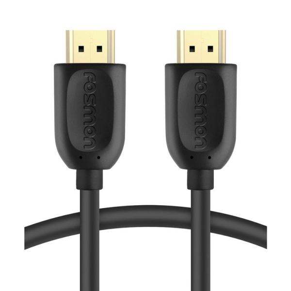 【商品名】　Fosmon (7.5m) HDMI オス → HDMI オス 高速ケーブル4K解像度 | 3Dにサポート | フルHD 1080p | イ 【商品説明】　・Dolby TrueHD及びDTS-HDマスタオーディオビットストリー...