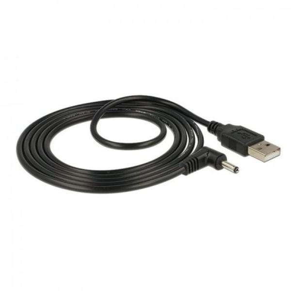 【商品名】　USB 2.0オスから右向き90度 3.5mm 1.35mm DC電源プラグバレル5vケーブル 80cm CableCC 【商品説明】　・3.5mmプラグ用直角90度コネクター。・USB 2.0オスから右角度 90度 3.5mm...