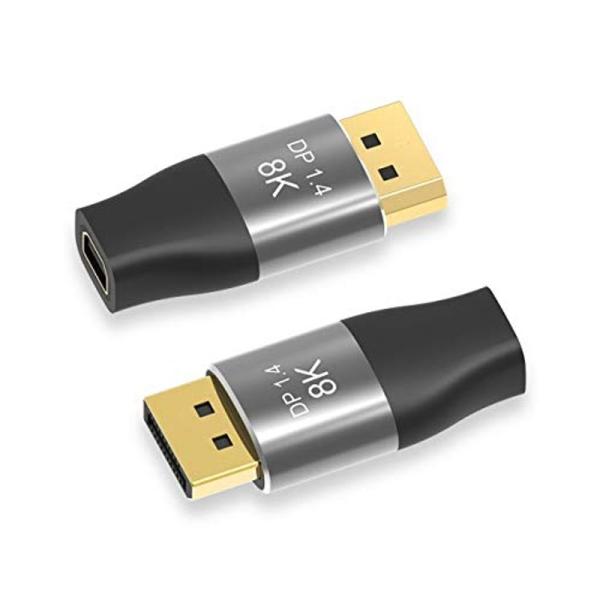 【商品名】　Cablecc ミニディスプレイポート 1.4 8K 60hz メスアダプター ウルトラHD UHD 4K 144hz - DPオス 768 【商品説明】　・8K @ 60Hz、4K @ 144Hz、UHD、HDRをサポート。高...