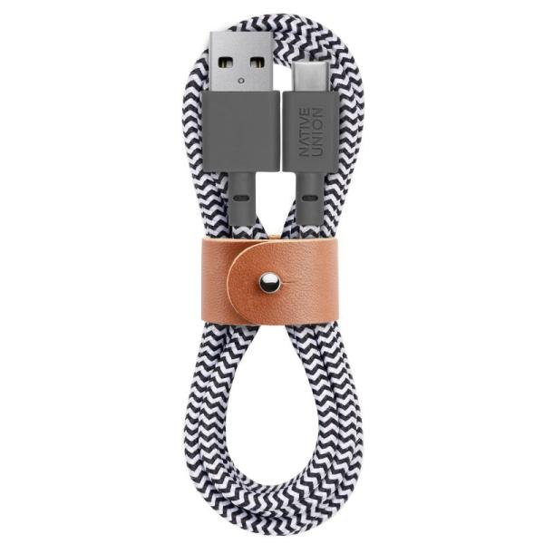 【商品名】　NATIVE UNION ネイティブユニオン Belt Cable USB-C to USB-A 1.2m 急速充電ケーブル レザーストラッ 【商品説明】　・対応機種：Samsung Galaxy Z Flip 3, Z Fol...