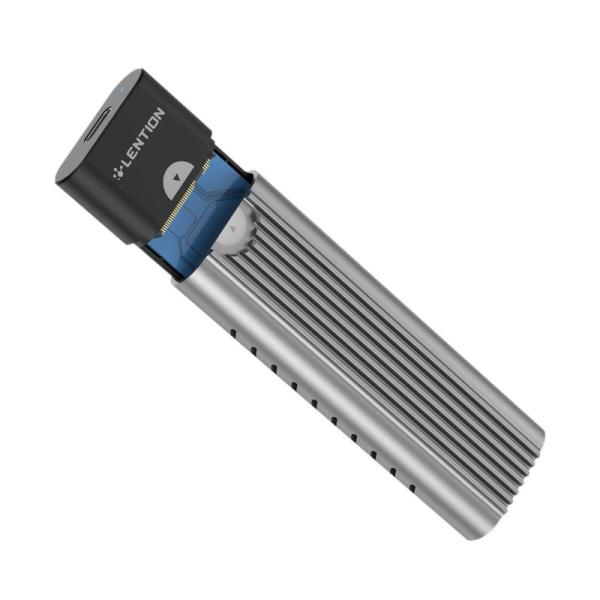 【商品名】　LENTION M.2 SSDケース USB C USB A ケーブル付き NVMe高速 外付け M-Key B&amp;M Key 両対応 USB 【商品説明】　・【2種類のケーブルを添付】USB3.1 Gen2対応のTyep...
