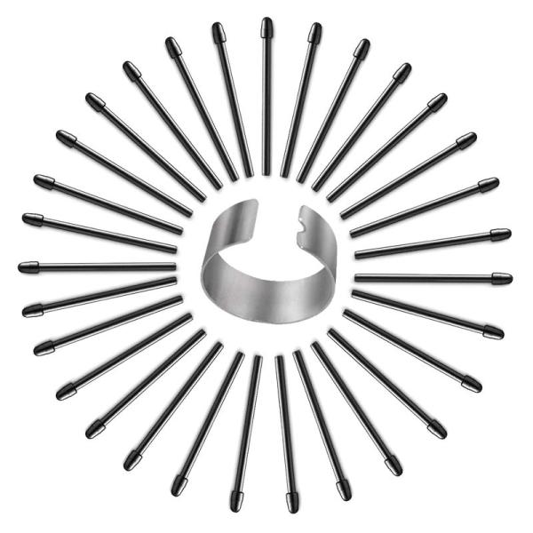 【商品名】　30個入りWacom Pro Pen 2用替え芯 標準芯 ワコムプロペン2用 ブラック 芯抜き同梱 描画 ペンタブレット用 ブラック (30 【商品説明】　・【対応機種】 Wacom Intuos Pro：PTH-460、PTH...