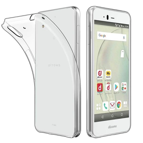 【商品名】　Anjoo Arrows Be F-04K 対応 ケース, アローズ ビー F-04K 対応 クリア シリコン ソフト ケース 透明 TPU 【商品説明】　・【快適な操作性】ケースをつけたまま各ポタン、充電などの操作が支障なくそ...