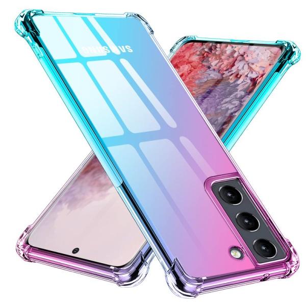 【商品名】　TMUJWS Galaxy S21 5Gケース シリコン クリア グラデーション ソフトケース 薄型 軽量 SC-51B ケース/ SCG0 【商品説明】　・【スクリーン&amp;カメラ保護】縁が高く設計され、カメラレンズや画面...