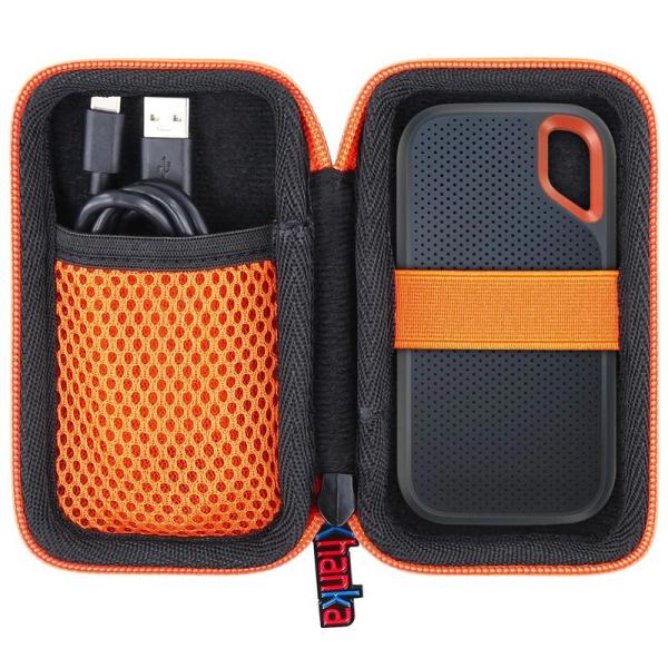 【商品名】　（ケースのみの販売）SanDisk サンディスク ポータブルSSD 1TB 2TB 4TB 500GB 250GB専用収納ケース-Khank 【商品説明】　・【SanDisk 外付SSD 専用】SanDisk 外付SSD　各容量...