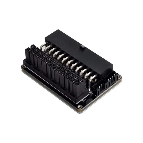 【商品名】　Cablecc ATX24ピンメスから24ピンオス90度アダプタメインボードマザーボード、RGB Led for Desktops PC S 【商品説明】　・RGB照明効果でゲーム体験をカスタマイズしてください！ 照明強度とプリ...