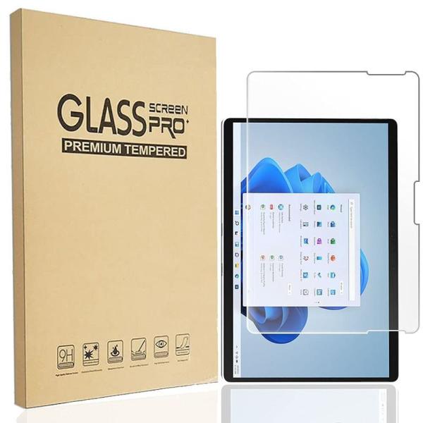 【商品名】　RuiMi For surface pro 9 / Pro 8 2021 13インチ 用の ガラスフィルム For Surface Pro  【商品説明】　・【 貼付け簡単】シリコンによる吸着性で気泡が入りにくい、フィルム貼りが...