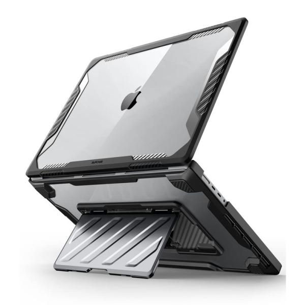 【商品名】　SUPCASE MacBook Pro 16.2インチ(2021年発売) カバー A2485 M1 Pro / M1 Max 放熱性 耐衝撃 【商品説明】　・【スタンド付き】：人間工学に基づいたタイピングアングルを実現するために...