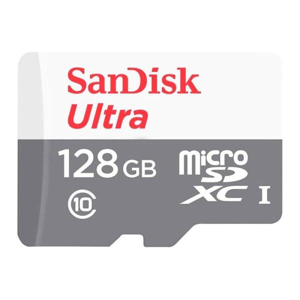 【商品名】　SanDisk Ultra 128GB 100MB/s UHS-I Class 10 microSDXC Card SDSQUNR-128G 【商品説明】　・3) microSDXCカードはexFATと呼ばれるファイルシステムを...