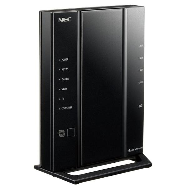【商品名】　NEC 無線LANルーター dual band Wi-Fi5 (11ac) / WG2600HP3 Atermシリーズ 4ストリーム (5G 【商品説明】　・※本商品は、技術基準適合証明(技適)に適合している商品です。・【バンド...