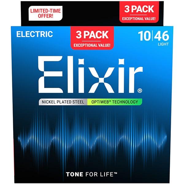 『年に一度のお買い得！３セットパック』【国内正規品】巻き弦をすっぽりと覆う唯一のコーティング技術が、巻き線の隙間に汚れが入り込むのを防ぐ。他のコーティング／ノンコーティング弦と比べて高音質・長寿命。弾きたいと思った時にいつでも演奏が可能。滑...