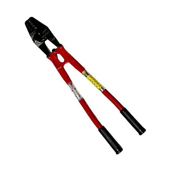 オーバルスリーブ用・レッド 600mm HSC-600・・PatternName:単品・全長:645mm、呼び寸法:600mm、質量:2.7kg・ワイヤーロープ最大切断径:5.0mm・適合ワイヤーロープ径:1.5・2.0・2.5・3.0・3...