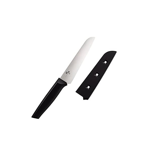 ・ブラック 24×3.8×1.3cm DH3342・・PatternName:単品・刃の素材、刃付け、刃渡りにこだわった日本製のフルーツナイフです。・切れ味・その持続性に優れたハイカーボン材を採用、包丁と同じ本格刃付けによって鋭い切れ味を実...