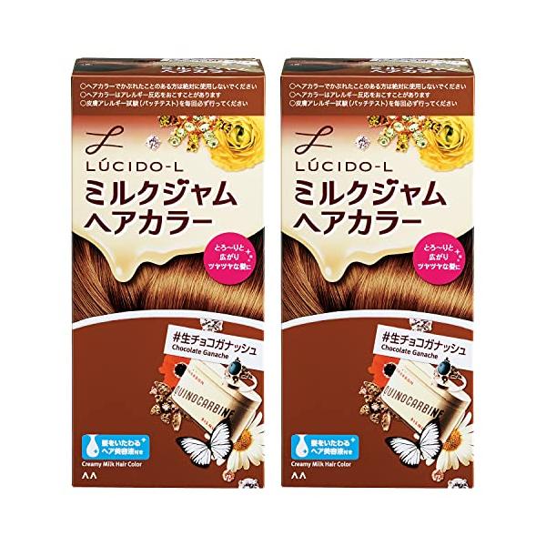 ・生チョコガナッシュ 1個 (x 2) ・・Color:生チョコガナッシュSize:1個 (x 2)・ダークブラウン/落ち着いた色・のびがいいので、髪全体に素早く広がり、内側の髪までムラなくなじみます。・髪1本1本にしっかり密着しきちんと発...