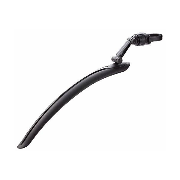 ロードバイク・クロスバイク用リアフェンダー・ブラック F 365348・対応:直径25.057.3mm・エアロシートポストにも対応するアップデートバージョン・リア用。・コンポジットマテリアル製。・リングフィックスクイックリリースシステム。