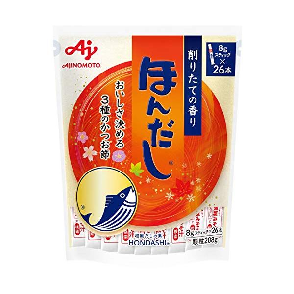 ・ 8グラム (x 26) ・・FlavorName:味噌Size:8グラム (x 26)・内容量:8g×26本入・カロリー:製品1g当たり2.3kcal・原材料:調味料(アミノ酸等)、食塩、砂糖類(砂糖、乳糖)、風味原料(かつおぶし粉末、...