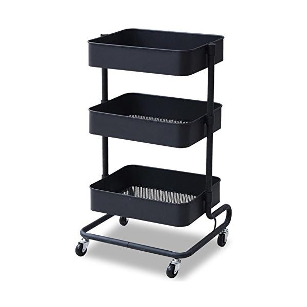 レギュラー・ブラック レギュラー LBT-3(BK)・・Color:ブラックStyle:レギュラー・お客様組立品・本体サイズ:幅46×奥行38×高さ81cm・材質:スチール(粉体塗装)・原産国:中国・バスケット内寸(最大値):幅39 奥行2...