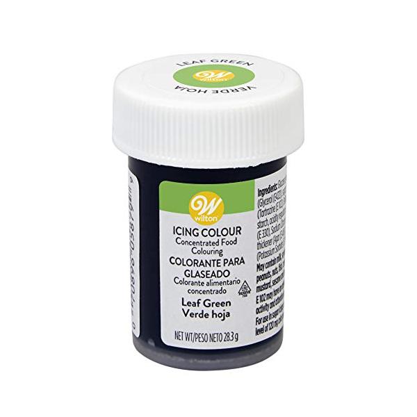 ・リーフグリーン 28グラム (x 1) 04-0-0047・・FlavorName:リーフグリーン・Wiltonのアイシングカラーはデコレーション向きの濃縮ジェル状水性カラー。・粉や液体タイプと違い、硬さが変わることなくわずかな分量を使う...