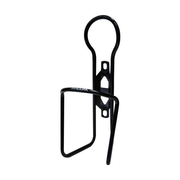 ・ブラック(アルマイト)  PC-500・・Color:ブラック(アルマイト)・素材は柔軟性のある5056軽合金・一般的なボトルケージと同じように単に差し込むだけの構造のため 片手でも簡単に脱着できます。・ユニークな丸形の背もたれ形状は ボ...