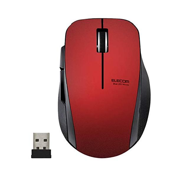 無線2.4GHz・レッド  M-FBL01DBXSRD・・Color:レッドPatternName:単品・[接続方式] 無線 2.4Ghz(レシーバー付属)・サイレントスイッチ採用で、音が気になる場所でも静かに使える。よく使う機能に割り当て...