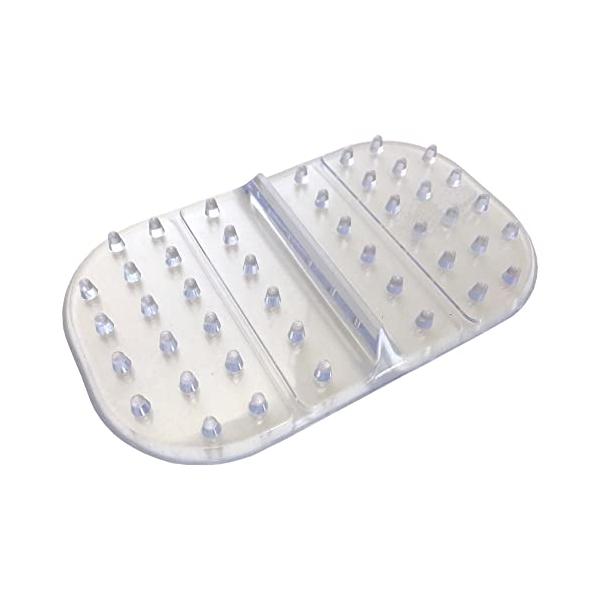 カット可能・クリア  #111075・・Color:クリア・スノーボード用デッキパッド・好みに応じて３つにカットできるスクレイパータイプ