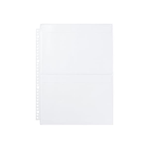 2ポケット透明/A4ワイド/NAB72A3A・Size:A4ワイドStyle:2ポケットPatternName:単品・パッケージ個数:1・入数:2ポケット 2枚入・仕様・混率:本体:PVC