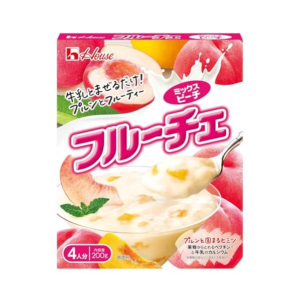 ミックスピーチ-/200g×10/-・PatternName:ミックスピーチ 200g×10個・パッケージ個数:10・内容量:200g×10個・風味:ミックスピーチ・原産国名:日本・牛乳とまぜるだけで作ることができる果肉入りの液体ベースのデ...