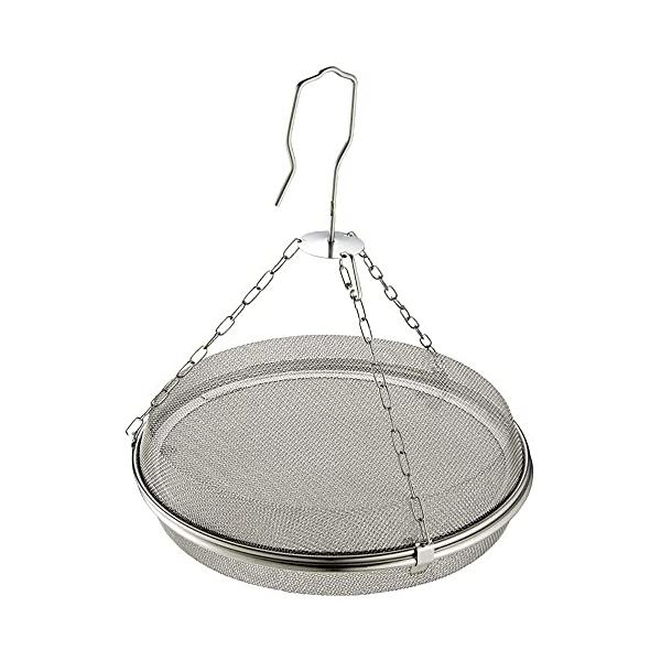 ドライフルーツ バスケット・ ステンレス バスケット 2段 39485・・Style:ドライフルーツ バスケット・サイズ(約):吊下げ時/幅27×奥行27×高さ30.5cm、バスケット/高さ6.5cm(セット時)、バスケット1個あたり/内径...