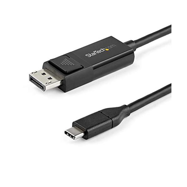 Displayport 1.2・ブラック 1.0m CDP2DP1MBD・・Size:1.0mStyle:Displayport 1.2・ハイパフォーマンス:USB-C - DisplayPort 1.2(21.6Gbps)双方向ケーブル(...