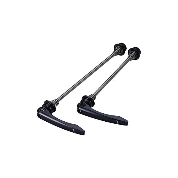 クイックリリース・ブラック (F)100×(R)130mm 524886・軽量クイックレリース・軽量なCNCマシーン加工のレバー。・耐久性にすぐれたチタン製アクスル。・腐食防止のスプリング。・サイズ:(F)100×(R)130mm