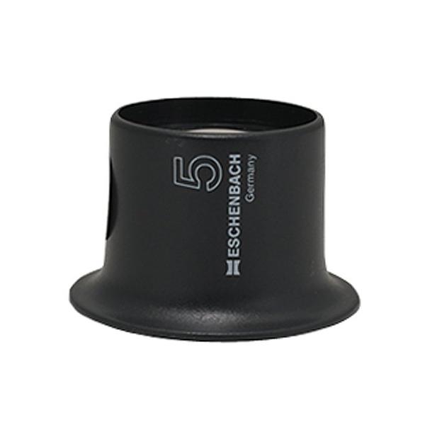 ・black 25mmφ 11245・倍率:5・レンズサイズ:25mm(径)・レンズ材質:PXM光学樹脂・レンズ種類:プラノコンベックス(片面可視)・レンズ:デュプレックス多層コーティング+セラティックハードコーティング