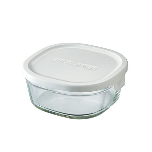 450ml・ホワイト Small N3240-W・・Size:SmallPatternName:浅型・サイズ:13x12.8x5.5cm・本体重量:300g・容量:450ml・原産国:タイまたは中国・本体は耐熱ガラス製。梅干やレモンのスライ...