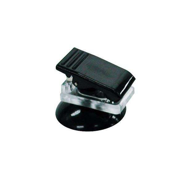 インダストリアル・黒 4個入 P-20Q-4-BL・・Size:4個入Color:黒・【サイズ】横13mm×縦25mm×吸盤 25φ(mm) 【入数】4個入・クリップ開口5mm