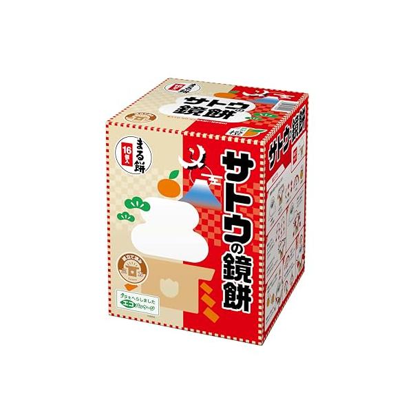 レッド・ホワイト/-/-・パッケージ個数:1・らくポイ容器を採用。サッと取り出せる組み立て簡単な鏡餅です。・エネルギー：80kcal たんぱく質：1.4ｇ　脂質：0.2ｇ　炭水化物：18.2ｇ