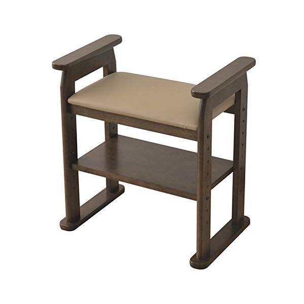 お客様 組立 品・フレッシュブラウン 幅54×奥行35×高さ57cm SP-1760(FBR)・・PatternName:手すり付き・お客様組立品・本体サイズ:幅54×奥行35×高さ57cm・重量:5kg・材質:本体=天然木(ラッカー塗装)...