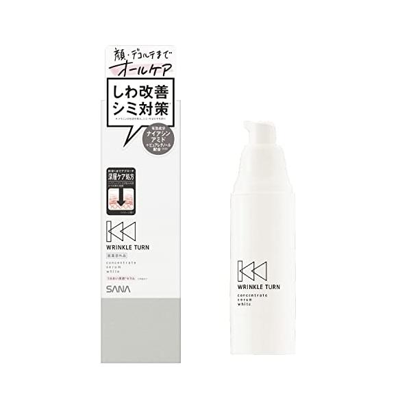 ・白 50グラム (x 1) ・有効成分ナイアシンアミド配合の薬用集中美容液。・有効成分ナイアシンアミドによるしわ改善とシミ対策※1ができる、顔・デコルテまでオールケアする薬用集中美容液。ピュアレチノール※2配合。すっとなじんでなめらかなハ...