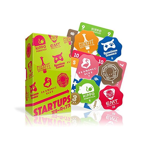 ・  Startups・これから世界を変えることになる６つの企業。・あなたはその兆候にいち早く気がついた投資家のひとりです。・さあ、投資をしてがっぽりお金を稼ぎましょう！・ただしこの世界においては、利益を得られるのは１社につきひとりだけ。・...