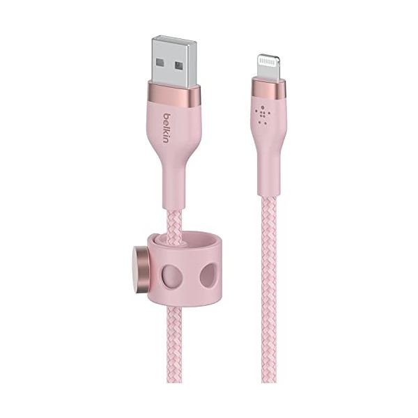 ・ピンク  CAA010bt1MPK・・Color:ピンク・【最大30倍の耐久性】一般的なケーブルの最大30倍の高耐久性*を備えています。BOOST↑CHARGE PRO Flexシリコンケーブルは、外被に二重編組ナイロンを採用して作られた...