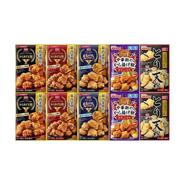 -/2個 (x 5)/-・FlavorName:5種類セットPatternName:セット・パッケージ個数:1・アレルギー情報:小麦、卵、乳・ブランド: から揚げ粉・商品サイズ(高さx奥行x幅):20cm×15cm×13cm・原産国:日本・...