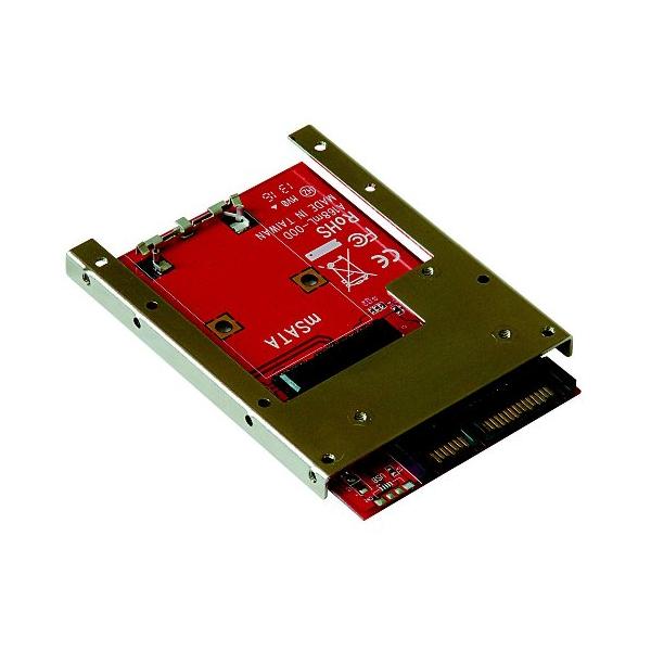 ・  KRHK-MSATA/S7・ブートドライブにも利用可能  ノートPCのHDD換装に使えます・仕様:mSATA SSD → 2.5型SATA SSD・接続インターフェース:SATA (最大6Gbps)・本体寸法:70x97x7mm・対応...