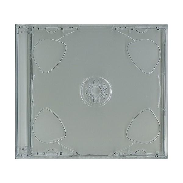 ・クリアー(透明) W142×D10×H125mm CDS3・10mmスタンダードサイズ・3枚収納ＣＤケース・バックインレイは収納できません・フロントジャケット収納可能・ケース色：透明