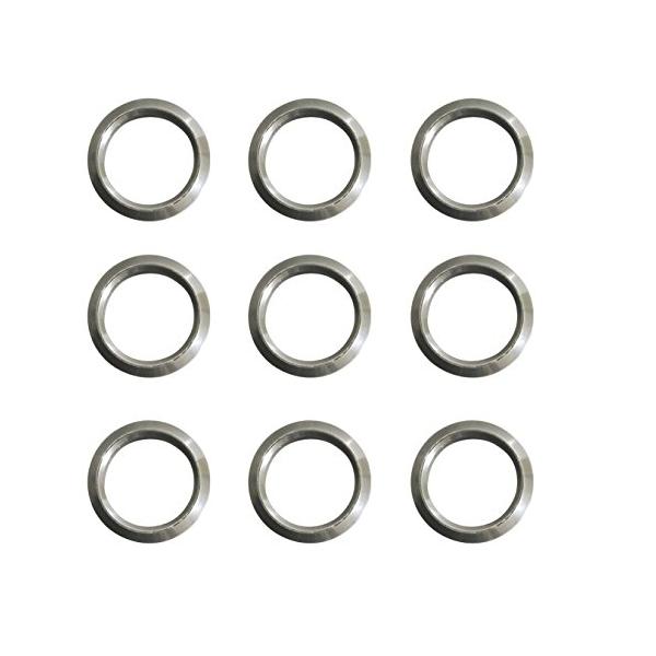 モダン・1. LONZA アルミノンスリップリング メタルブラック 18×18×2mm LZ-308・・Color:1. LONZA アルミノンスリップリング メタルブラック・lonza リング ペダル 新型ハスラー アルミペダル ペダルカ...