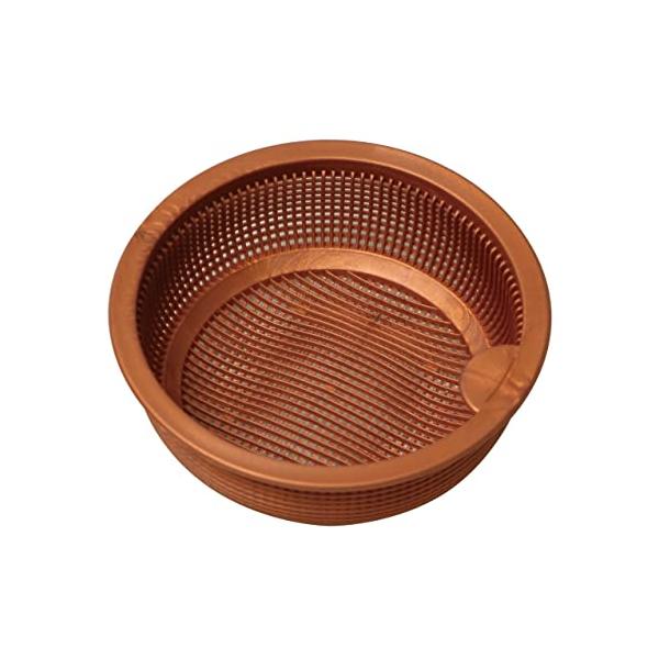 (2) 浅型ゴミカゴ 銅粉入り・ブロンズ 直径13.5×高さ5cm SP-216DT・・Style:(2) 浅型ゴミカゴ 銅粉入り・製品サイズ / 直径13.5×高さ5cm・耐熱温度 / 100℃・材質 / 本体：熱可塑性エラストマー(銅粉...