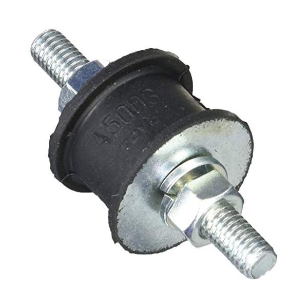 両ボルト・ブラック 最大荷重345N TA503・・Size:最大荷重345NStyle:両ボルト・ねじ寸法:M6×1.00・ばね定数(N/mm):135.0・許容荷重(kgf):35.2・外寸(mm):25・ゴム高さ(mm):16