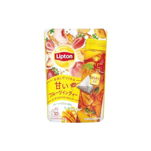 FlavorName:フルーツインティー30袋・原材料名：紅茶(ケニア)、エリスリトール、はちみつパウダー、コーンスターチ/香料、甘味料（スクラロース、アセスルファムカリウム、ステビア）・商品サイズ：(高さx奥行x幅):22cm×7cm×1...