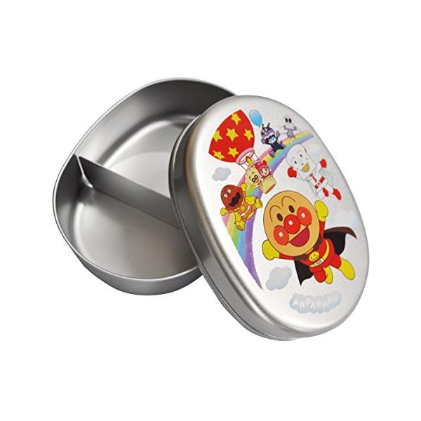 キャラクター・シルバー  KK-063・サイズ:9.5×12.5×高さ4cm・容量:280ml・本体重量:70g・弁当箱半分に入るごはんの量:子ども用茶碗約1杯分・生産国:日本