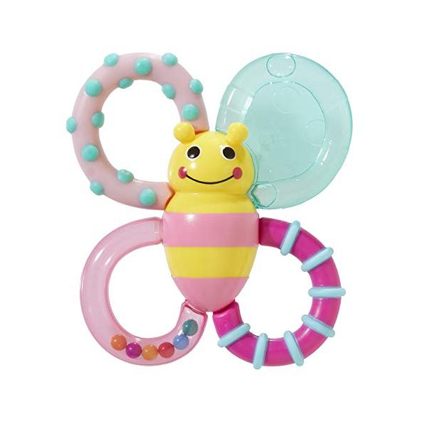 ・ピンク ワンサイズ ・・Color:ピンク・ロングセラーのカラフルなハチの歯がため「カミカミみつばち」から、Sassy誕生40周年を記念して新カラーが登場!・兄妹ができて2つ目を購入したいときや、贈り物にもぴったりな新しいデザインです。・...