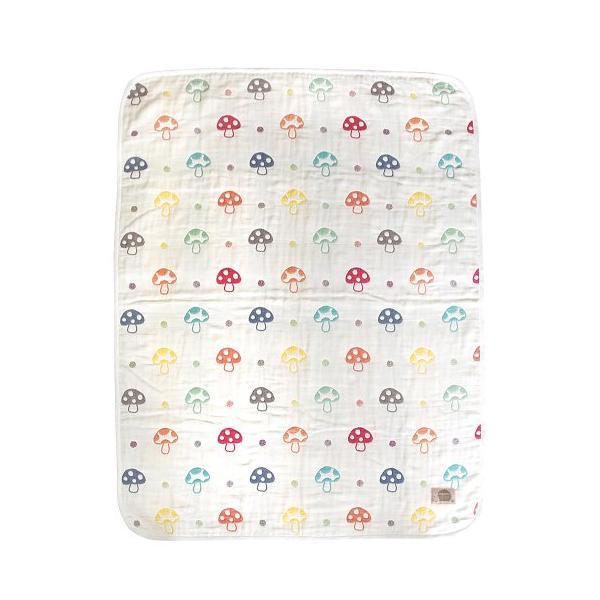 ふくふくガーゼ(6重ガーゼ)ケット・1-1) Hoppetta / champignon Lサイズ (x 1) 5241・・Color:1-1) Hoppetta / champignonSize:Lサイズ (x 1)Style:ふくふくガ...